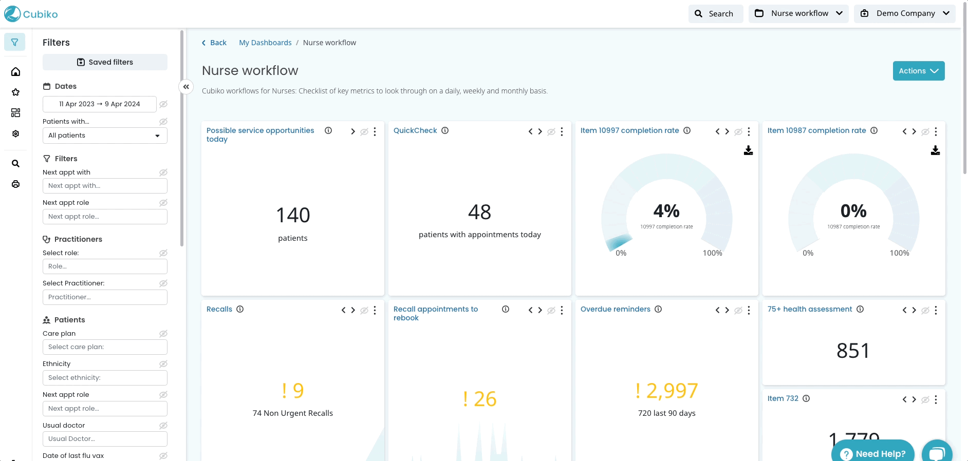 Setting up My Dashboards