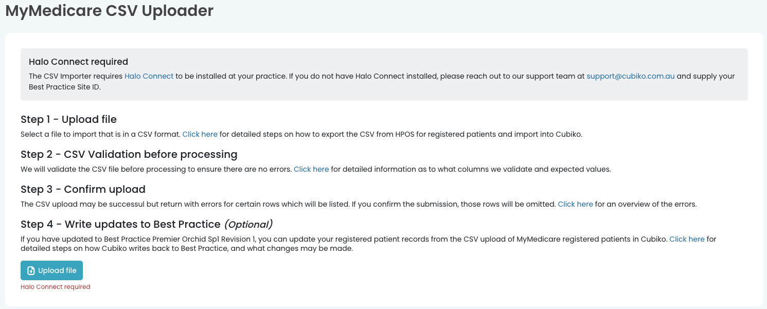 MyMedicare - Guide to exporting and importing the CSV patient list into ...
