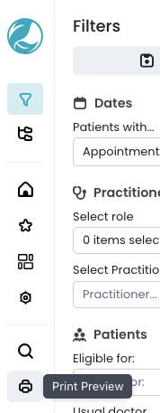 Printing and downloading data in Cubiko