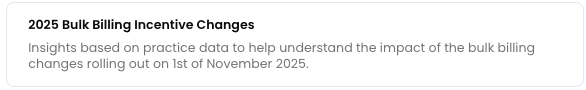 2025 Bulk Billing Incentive Changes