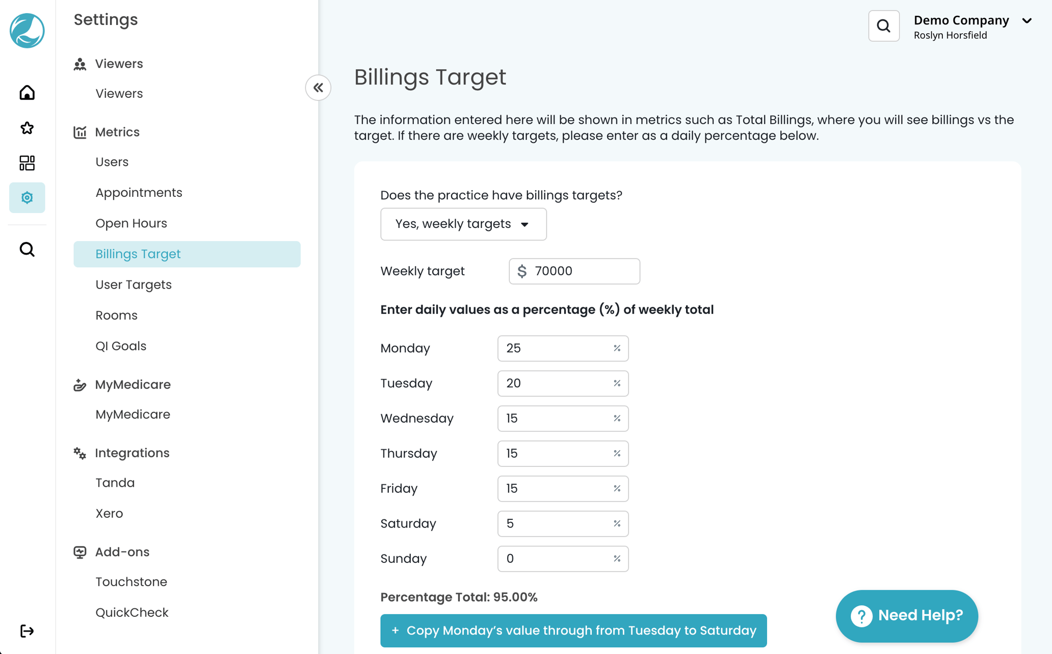 Bp & MD - Completing Cubiko Settings