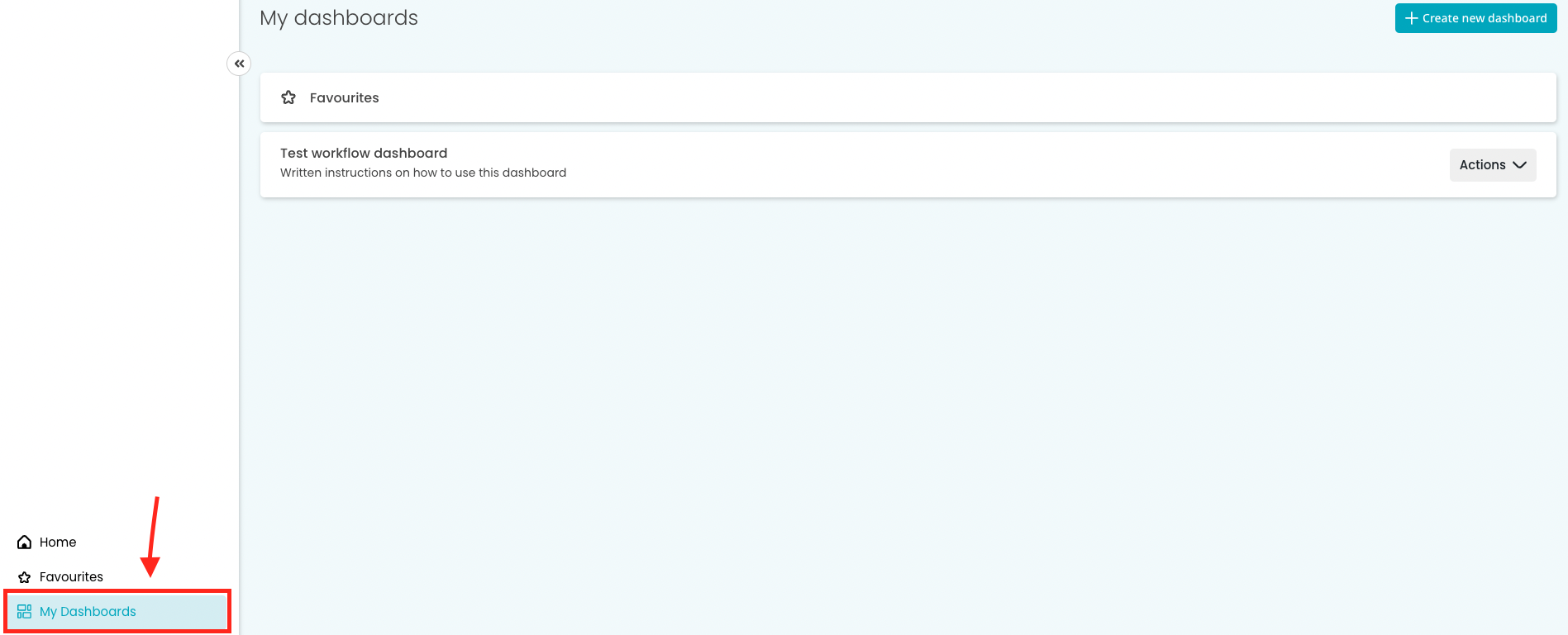 Setting up My Dashboards